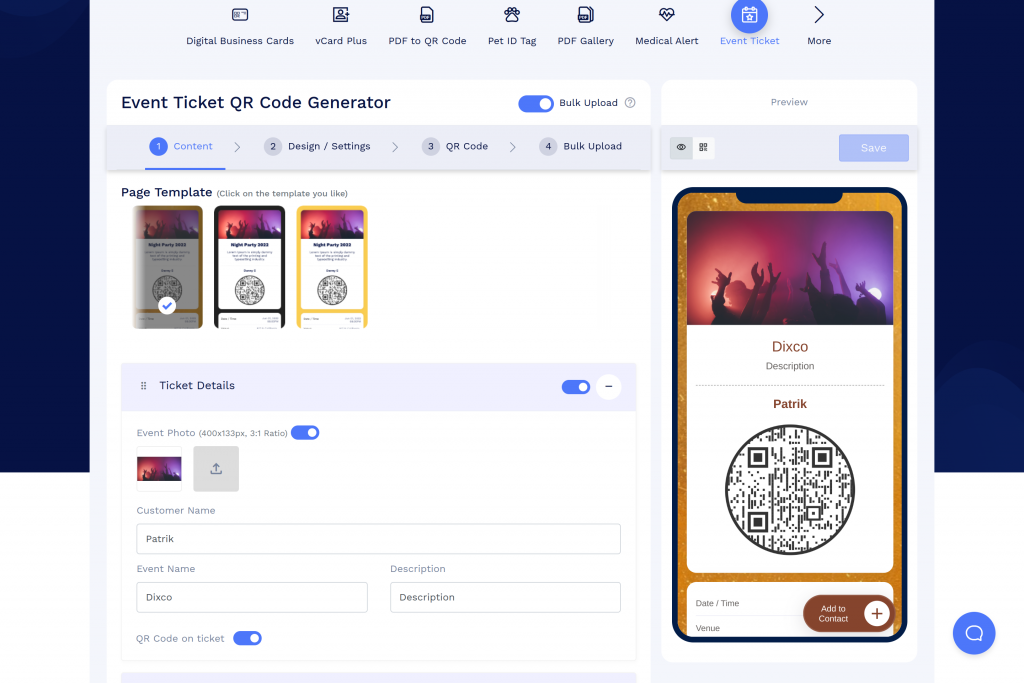 How to Create and Design Event Ticket QR Code?