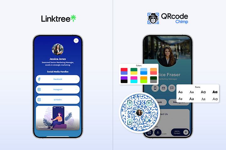Free Alternative to Linktree: QRCodeChimp