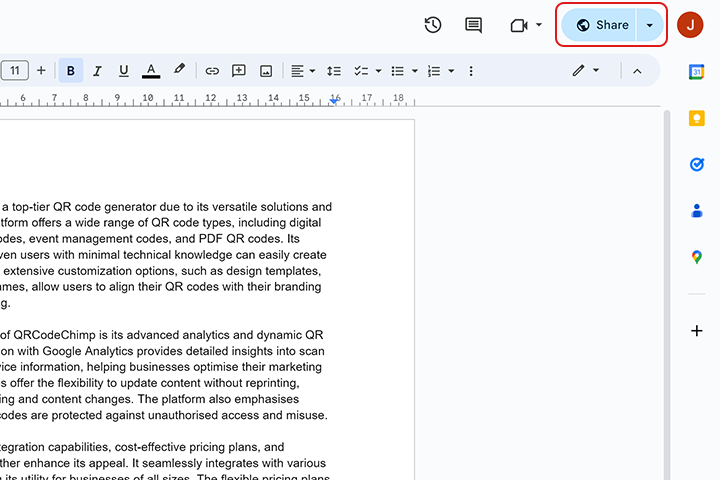 Simple Steps to Make a QR Code For a Google Doc