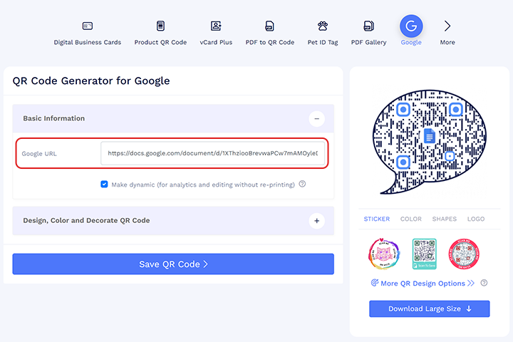 Simple Steps to Make a QR Code For a Google Doc