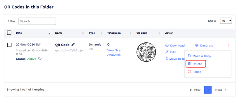 Tutorial: How to Organize QR Codes in Folders? - Free QR Code Generator ...