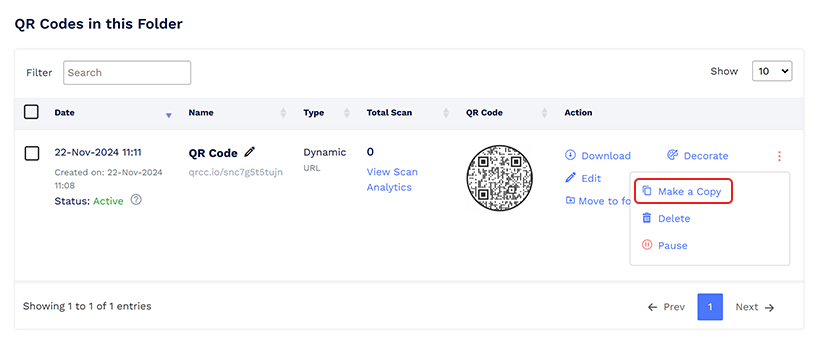 Tutorial: How to Organize QR Codes in Folders? - Free QR Code Generator ...