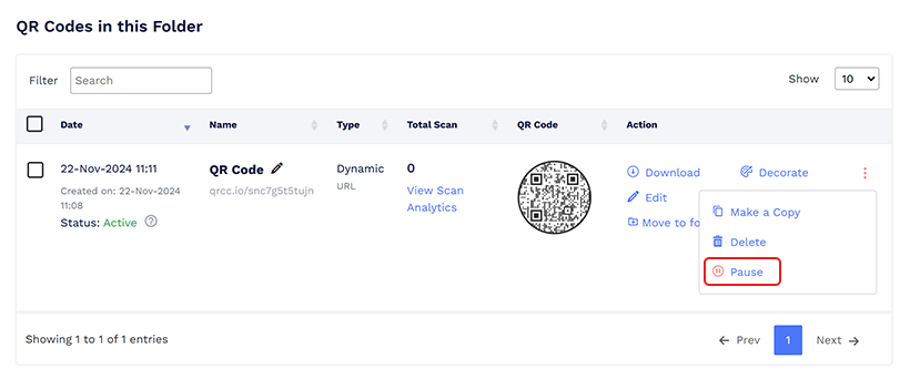 Tutorial: How to Organize QR Codes in Folders? - Free QR Code Generator ...
