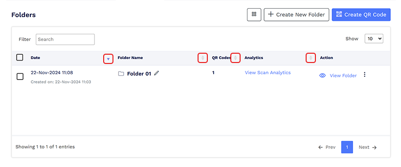 Tutorial: How to Organize QR Codes in Folders? - Free QR Code Generator ...