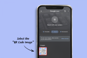 Comment scanner un code QR depuis l'application Photos ou la Galerie