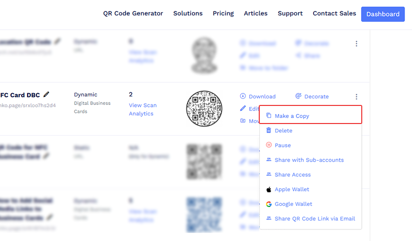 How to Make a Copy of My Existing QR Codes with the Same Design